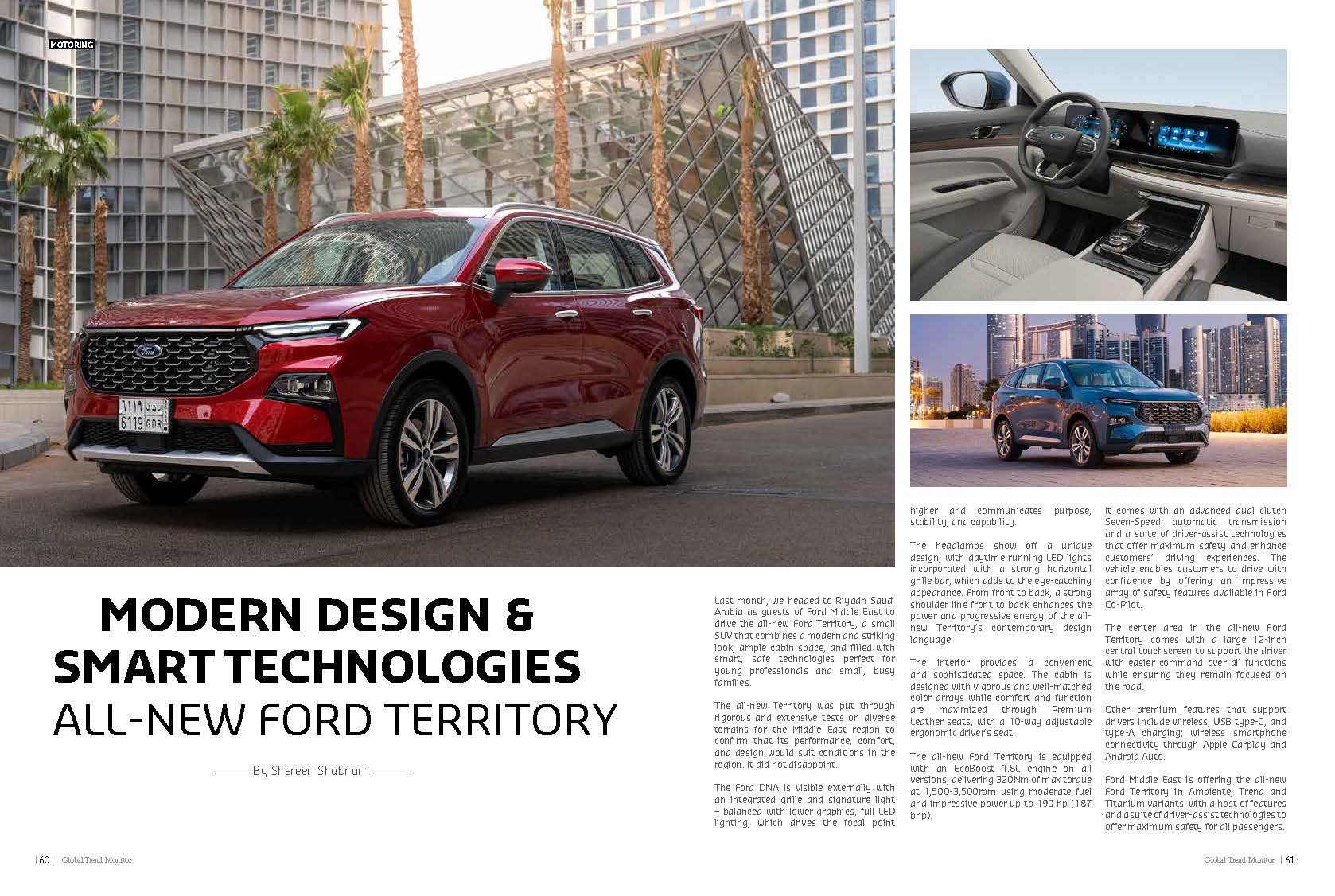 Modern Design & Smart Technologies: All-New Ford Territory – Business ...