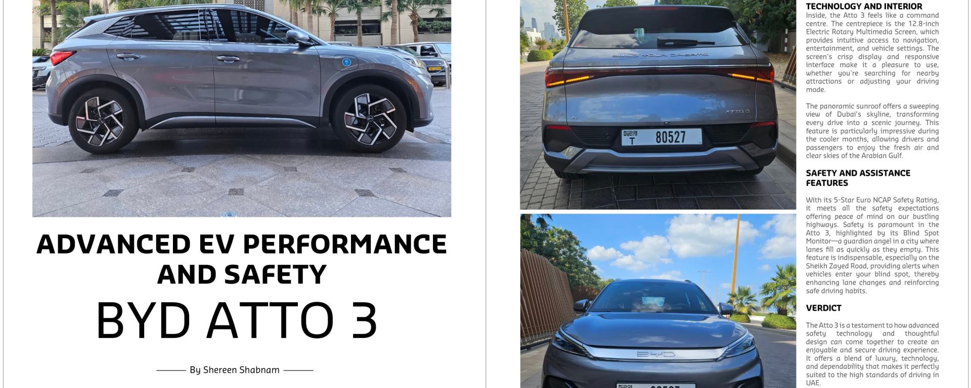 Advanced EV Performance and Safety: BYD Atto 3 – Business Insights