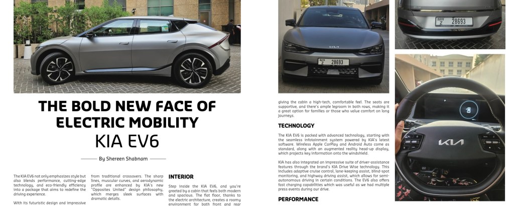 The Bold New Face of Electric Mobility: KIA EV6 – Business Insights